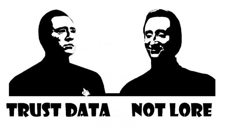 Trust Data not Lore Hoodie in versch. Farben - Trek Center